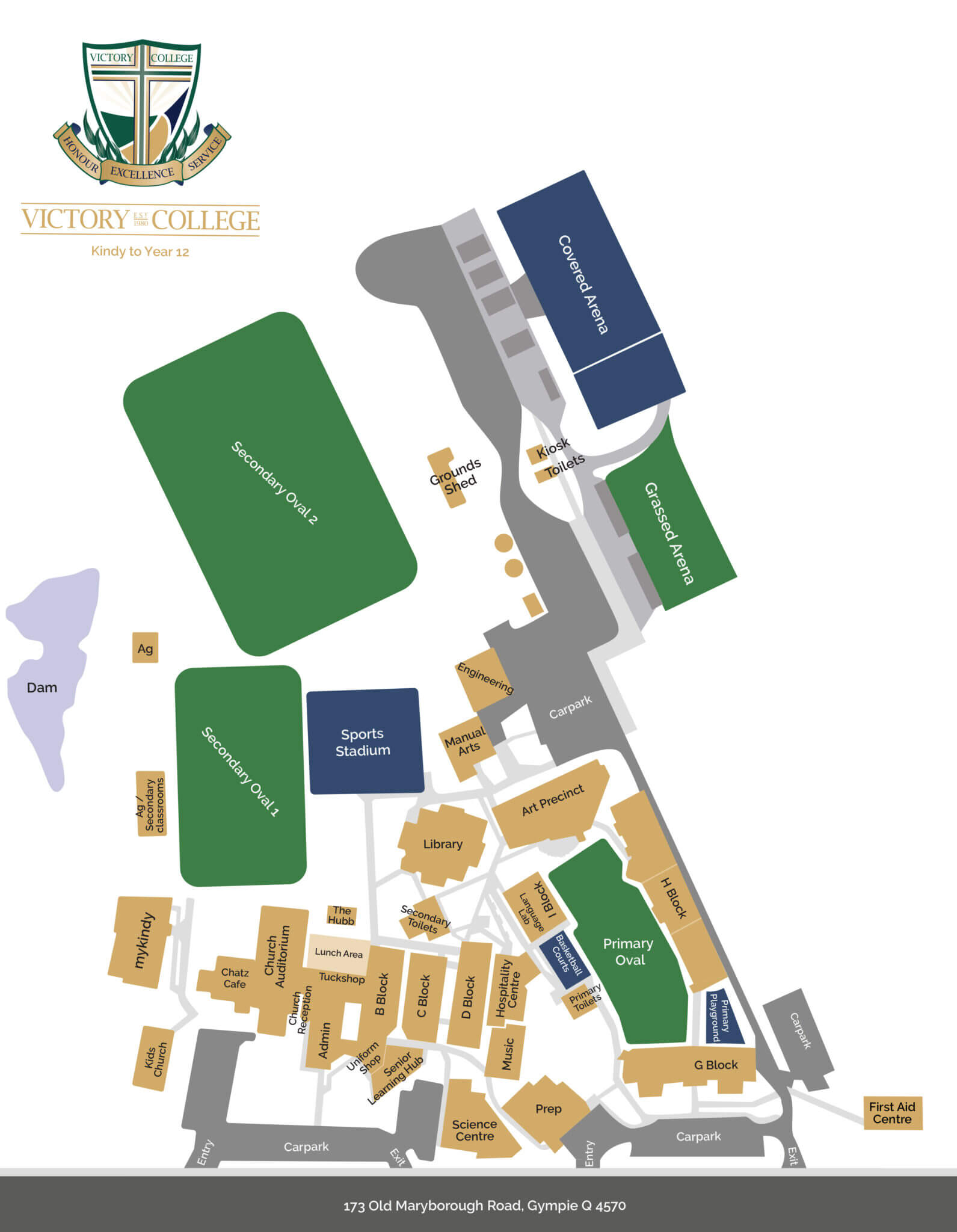 Campus Map - Victory College